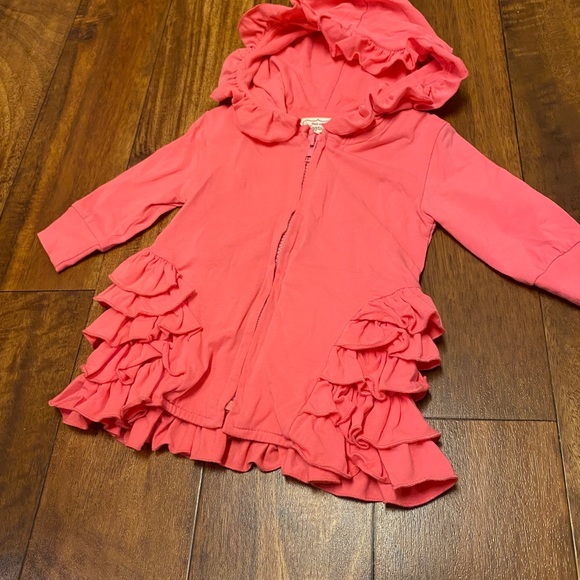 Jackets & Coats | Pearl And Piggytails Boutique Brand Pink Ruffle ...